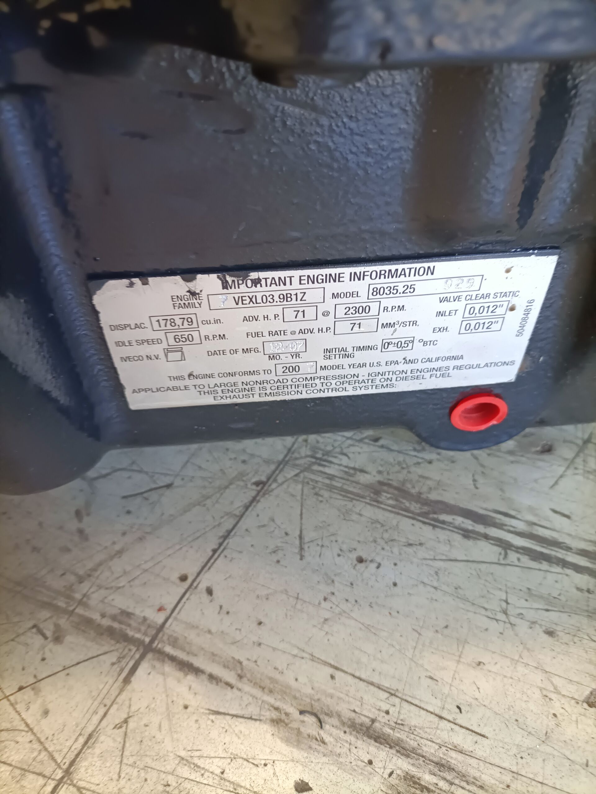 Fiat Engine 8035.25 (5) - Beukeveld Exports BV